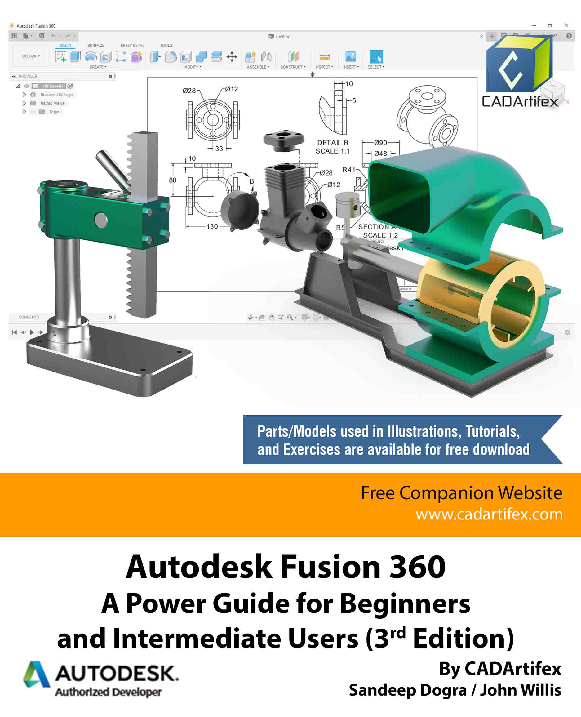 CADArtifex Releases Autodesk Fusion 360 3rd Edition Textbook CADArtifex Releases Autodesk Fusion 360 3rd Edition Textbook